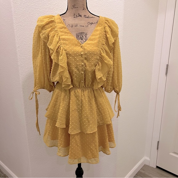Yumi Kim | Dresses | Nwt Yumi Kim Yellow Dress L | Poshmark